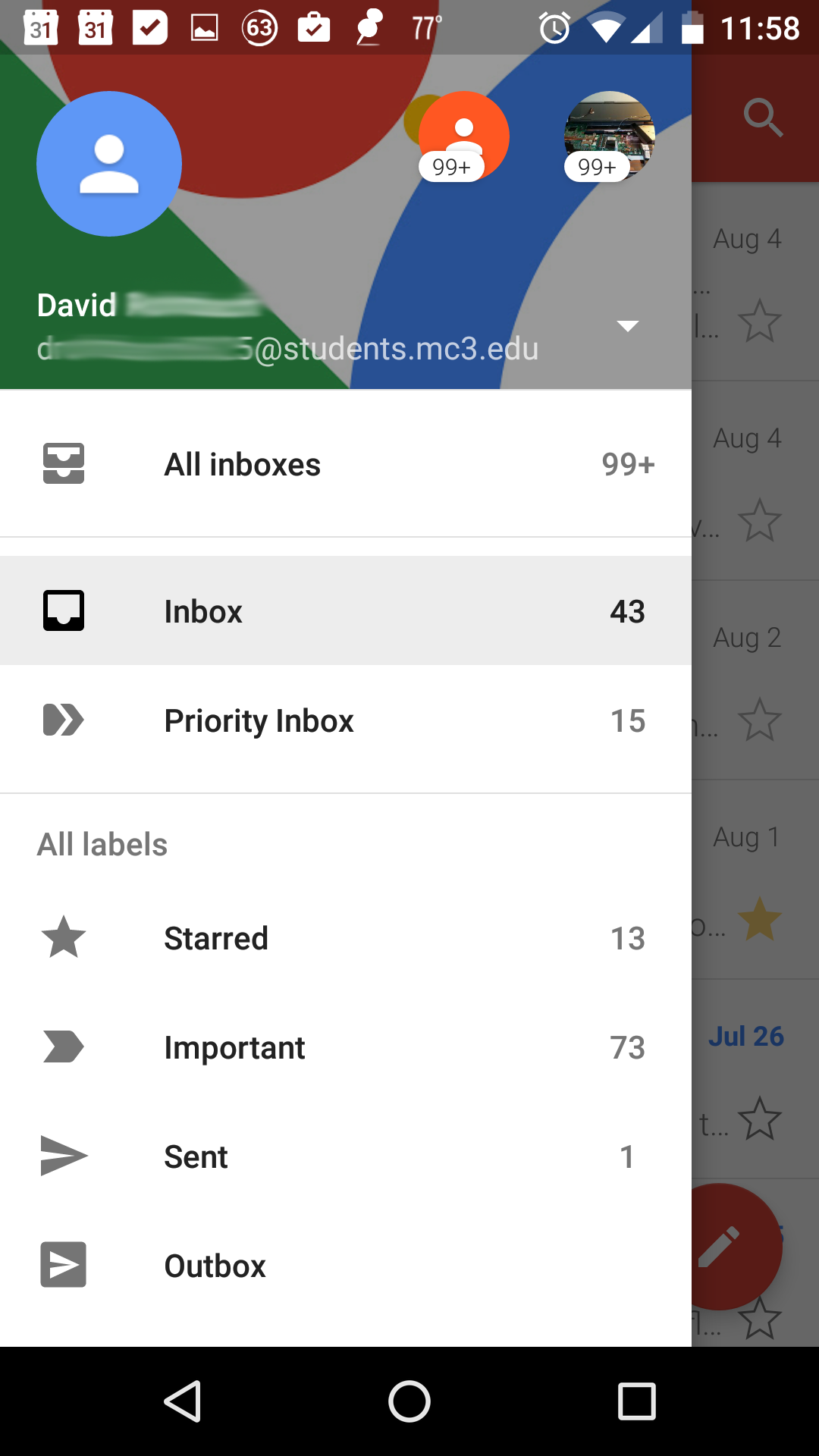 Students - Setting up email on your mobile device Students - Setting up email on your mobile device